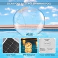 Beforeyayn 2-In-1 Solar Hanging & Floating Light - Large Clear Ball ...