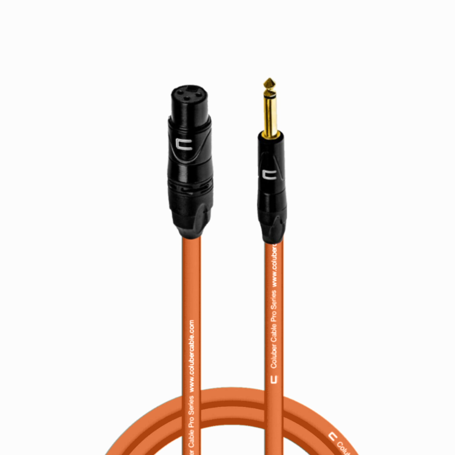 Coluber Cable - 3-Pin XLR Female to 1/4 TS Male 3-Pin Microphone ...