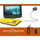 Impecca 9” Portable DVD Player Includes Flip and Swivel Screen ...