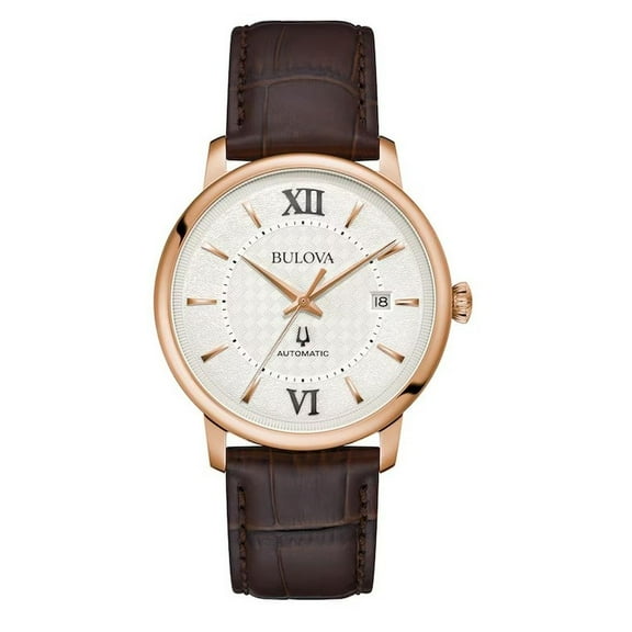 Bulova Classic Sutton Men's Watch 97A138, Automatic, Yellow Gold-Tone ...