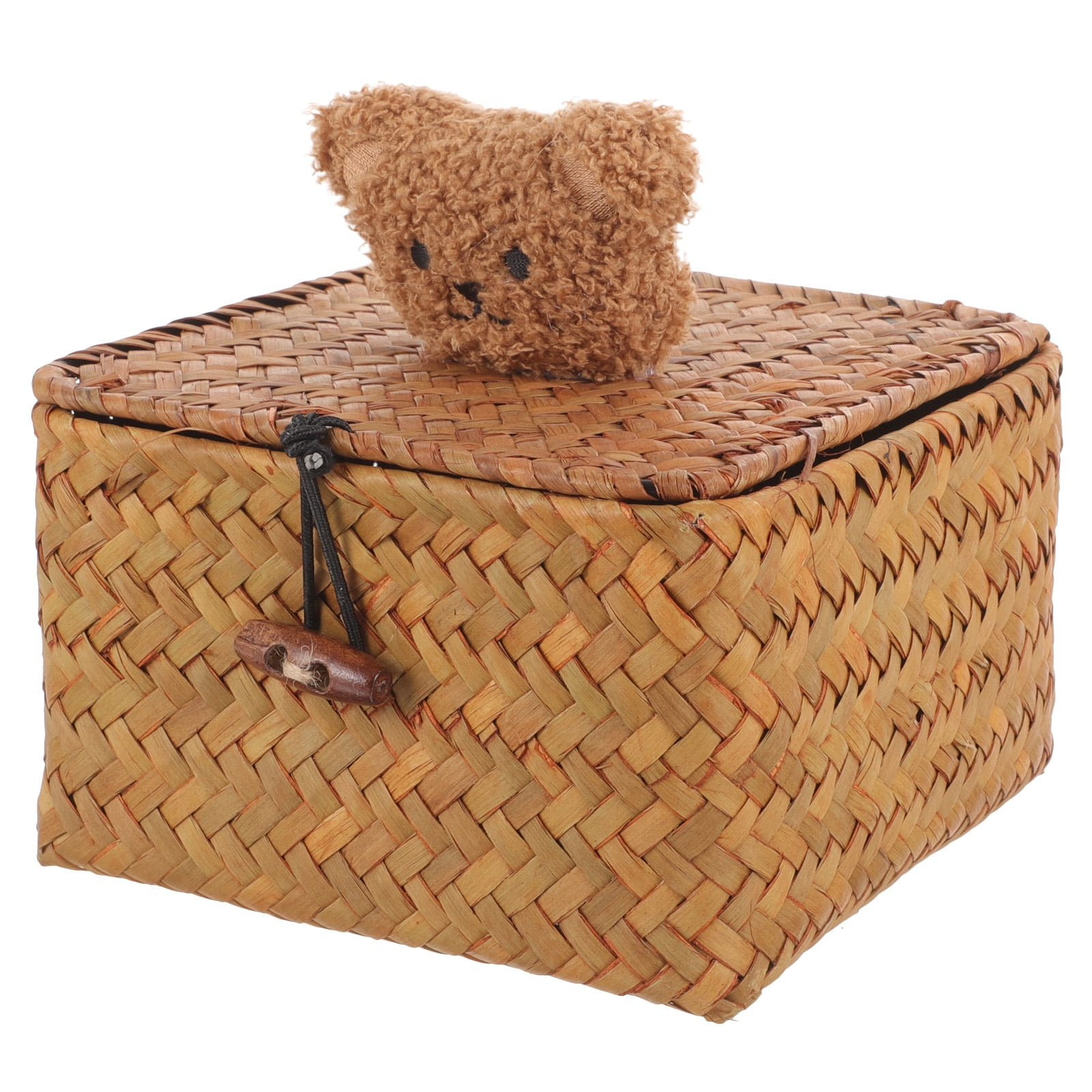 Click here for Oakleem Seagrass Basket Weaved Basket Storage Shel... prices