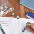 DIY Blank Dome Bookmark Making Kit Including Zinc Alloy Iron Bookmarks ...
