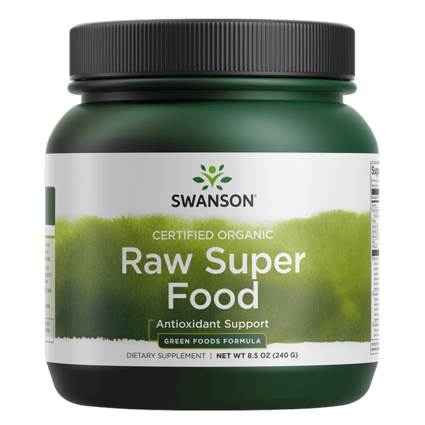 Swanson Certified Organic Raw Super Food 8.5 oz Powder - Walmart.com ...