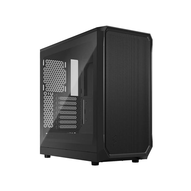 Fractal Design Focus 2 Black ATX mATX Mini ITX Clear Tinted Tempered ...