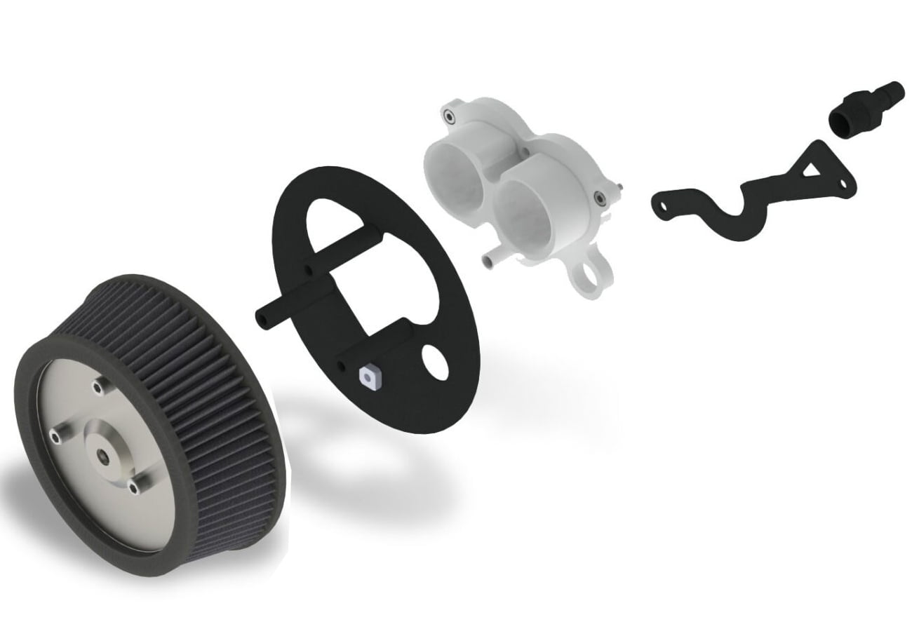 Vance & Hines VO2 Naked Air Cleaner Intake Kit (71023) - Walmart.com