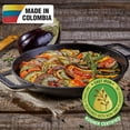 Victoria 10-Inch Cast Iron Round Skillet with Double Loop Handles, Made ...