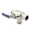 Ball Valve 63mm 304 Stainless Steel 3 Three Way Tri Clamp Ferrule Type ...