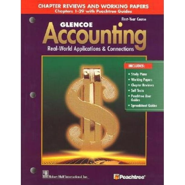 Glencoe Accounting Chapters 1 29 Working Papers Walmart glencoe-accounting-chapters-1-29-working-papers-walmart