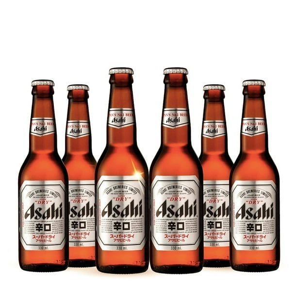 Six Pack Cerveza Asahi Extra Dry 330ml C/u | Bodega Aurrera en línea