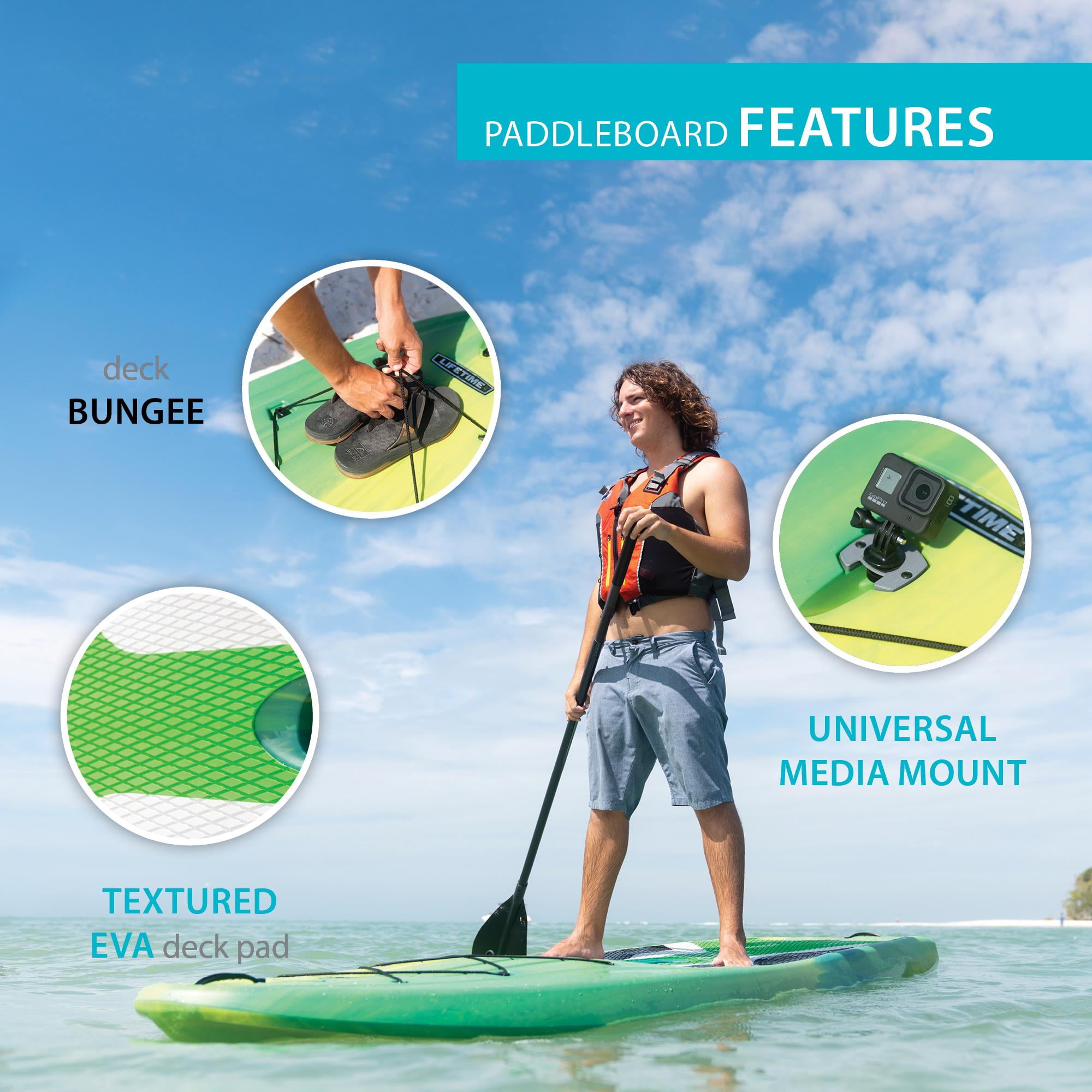Paddle Board Hard Shell Lifetime Horizon Stand-Up Paddleboard (2-Pack ...
