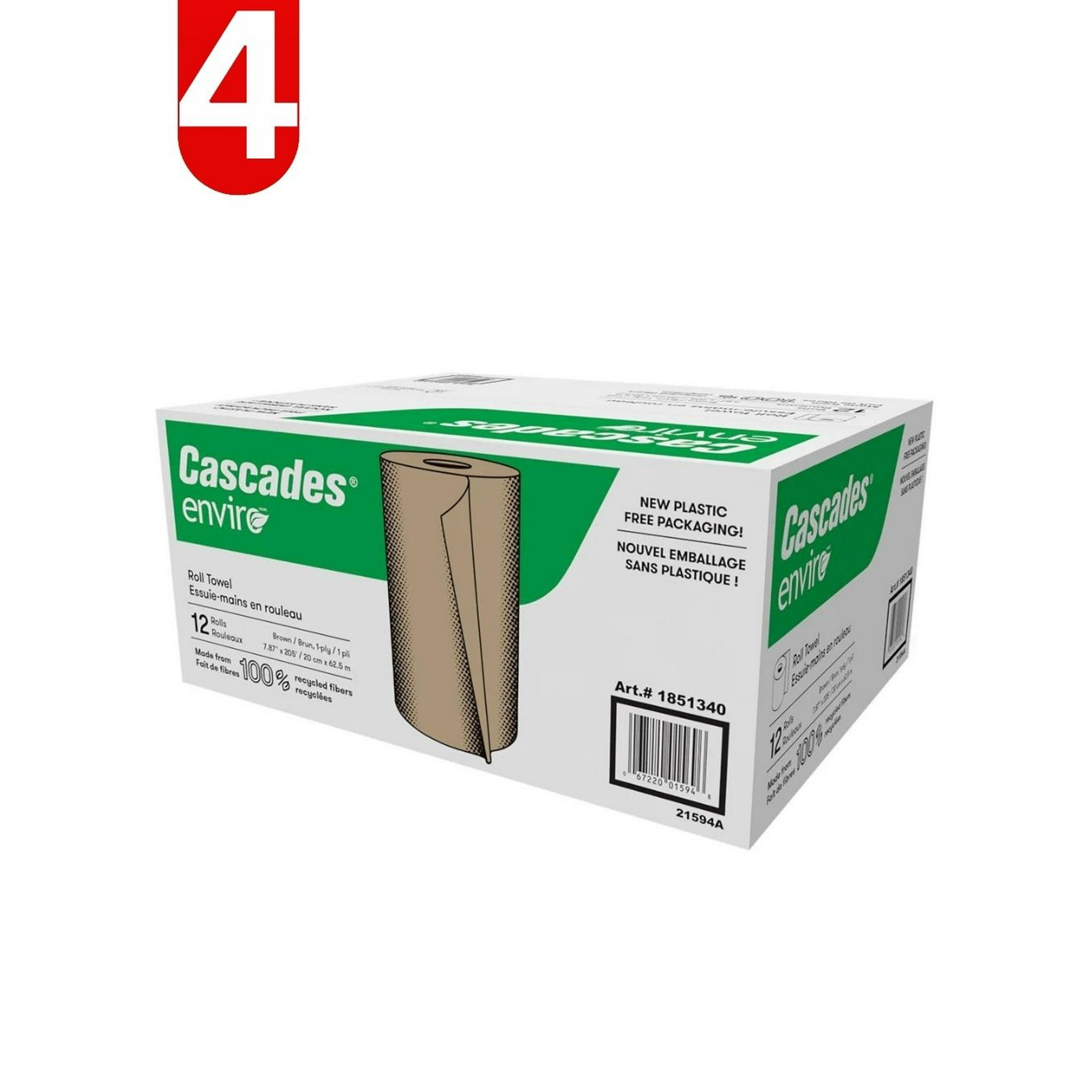 Click here for Cascades Enviro Brown Paper Towel Rolls  12-Pack... prices
