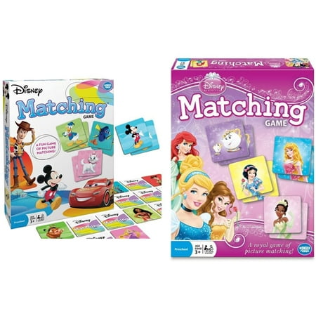 AIMTYD Disney Classic Characters Matching Game, Blue & Disney Princess ...