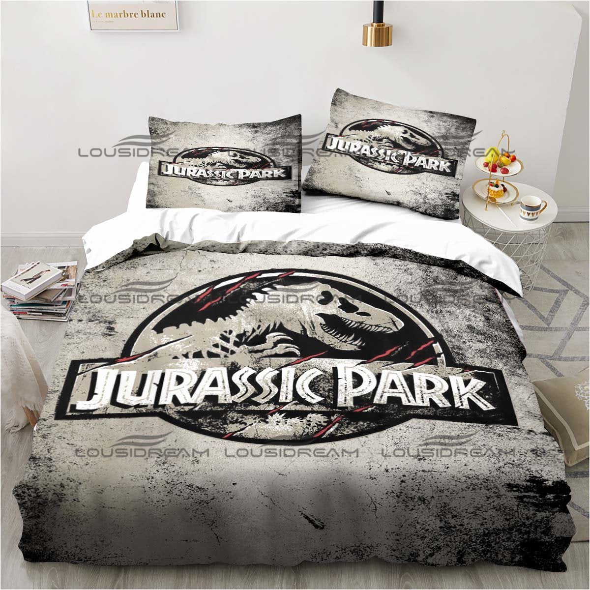 Click here for Yingd Jurassic Park Bedding Dinasours Twin Bedding... prices