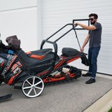 Black Ice SNO-1509 Heavy-Duty Steel Snowmobile Dolly Cart with Hoist ...