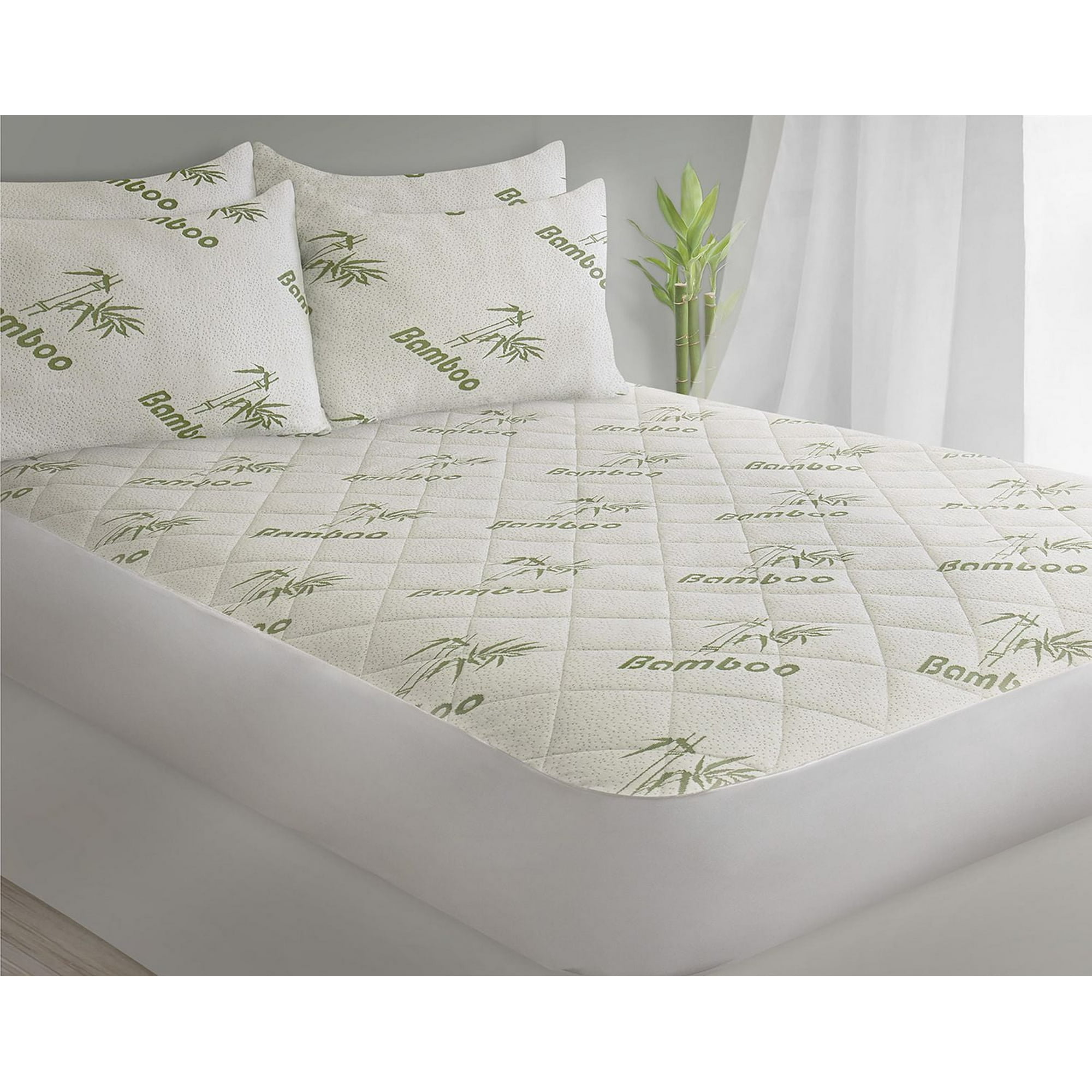 Click here for Safdie & Co. Mattress Protector T Bamboo Jacquard... prices