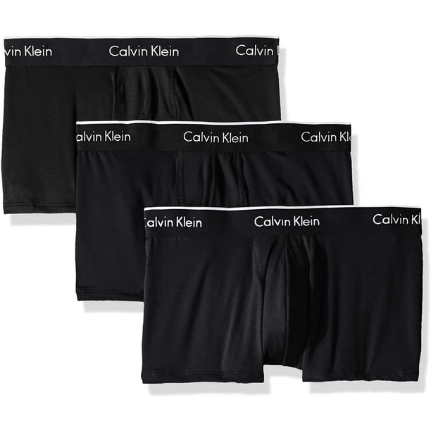 Calvin Klein Men's Underwear Micro Plus 3 Pack Low Rise Trunks - Walmart.ca