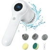 HART 4-Volt Rechargeable Power Compact Scrubber, Medium Bristle ...