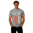 CONZONE 250 Anniversary Usa T-Shirts For Men Short Sleeve Crew Neck ...