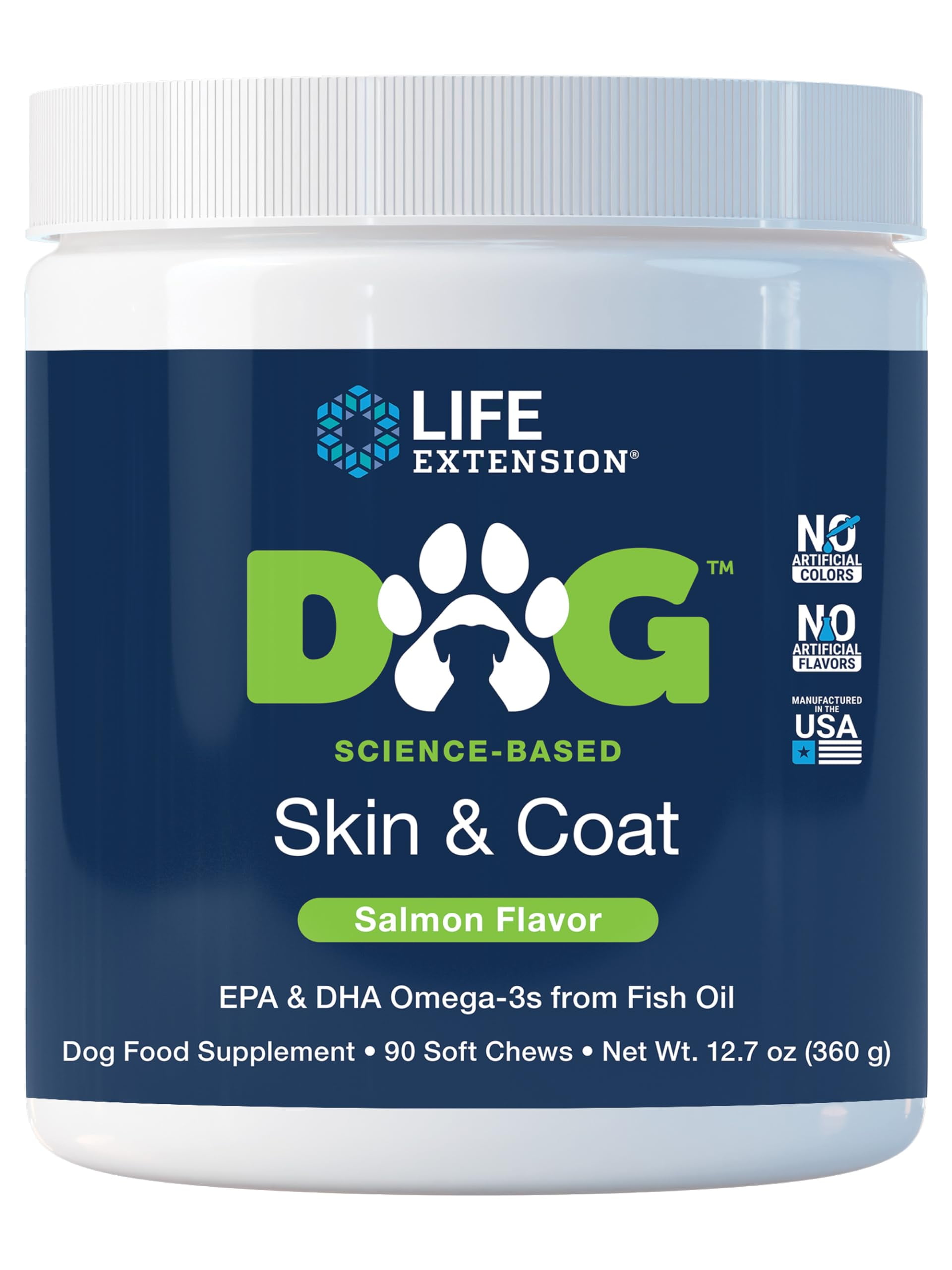 Supplement Life Extension Dog Skin & Pelaje para perros | Walmart en línea