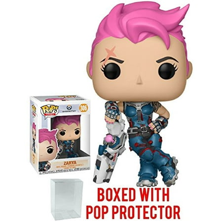 Funko Pop! Games: Overwatch - Zarya Vinyl Figure (Bundled with Pop Box ...