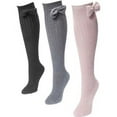 Women's Pointelle Bow Knee High Socks 7 x 3.5 - Walmart.com