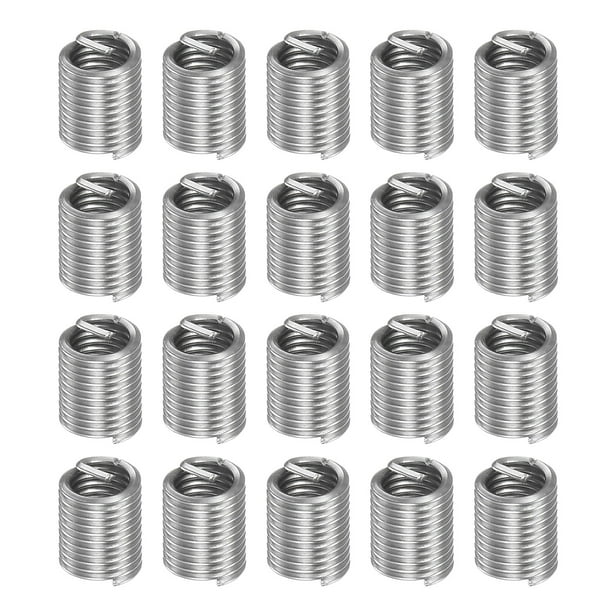 Uxcell M3 x 0.5 2.5D 7.5mm 304 Stainless Steel Wire Thread Insert ...