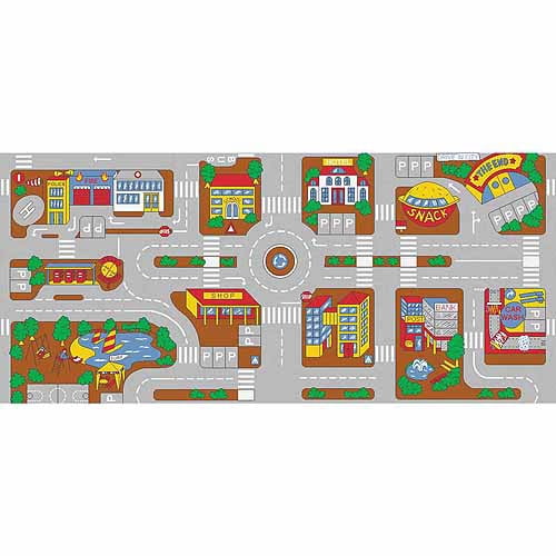 Learning Carpets My Town Rug - Walmart.com