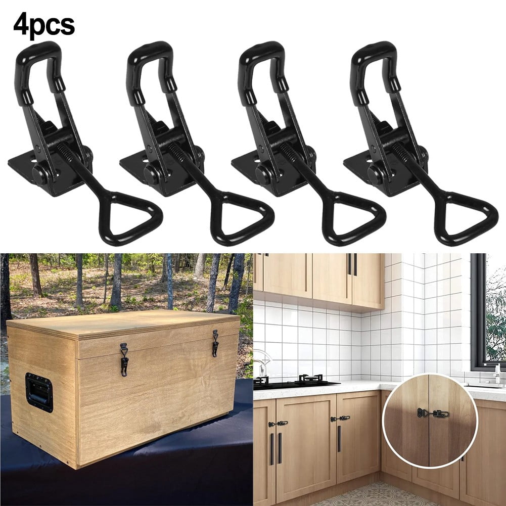 4pcs Toggle Latch Catch Toggle Clamp Adjustable Cabinet Boxes Lever ...