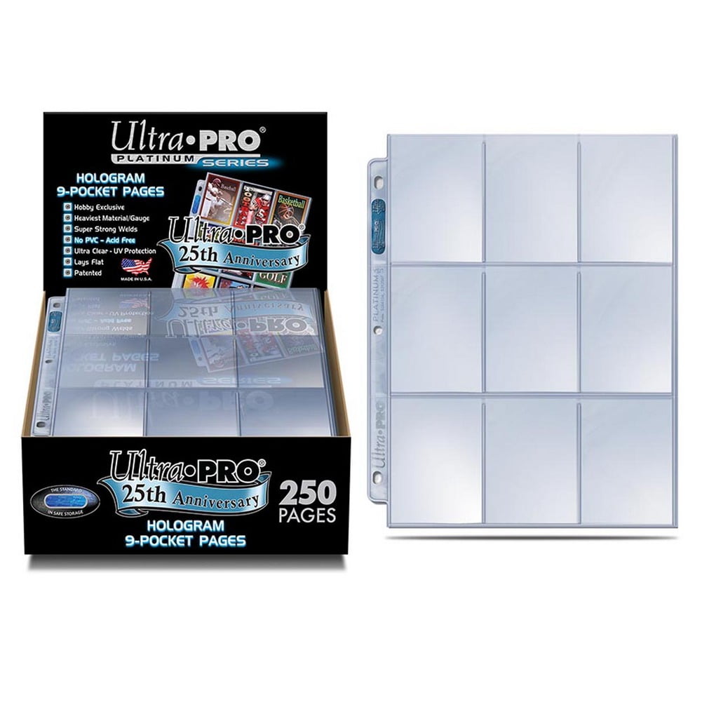 Ultra Pro 9-Pocket Platinum Page for Standard Size Cards - 25th ...
