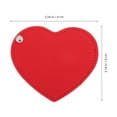 BESTYASH Stylish Small Heart Shaped Pocket Mirror with Durable PU Cover ...