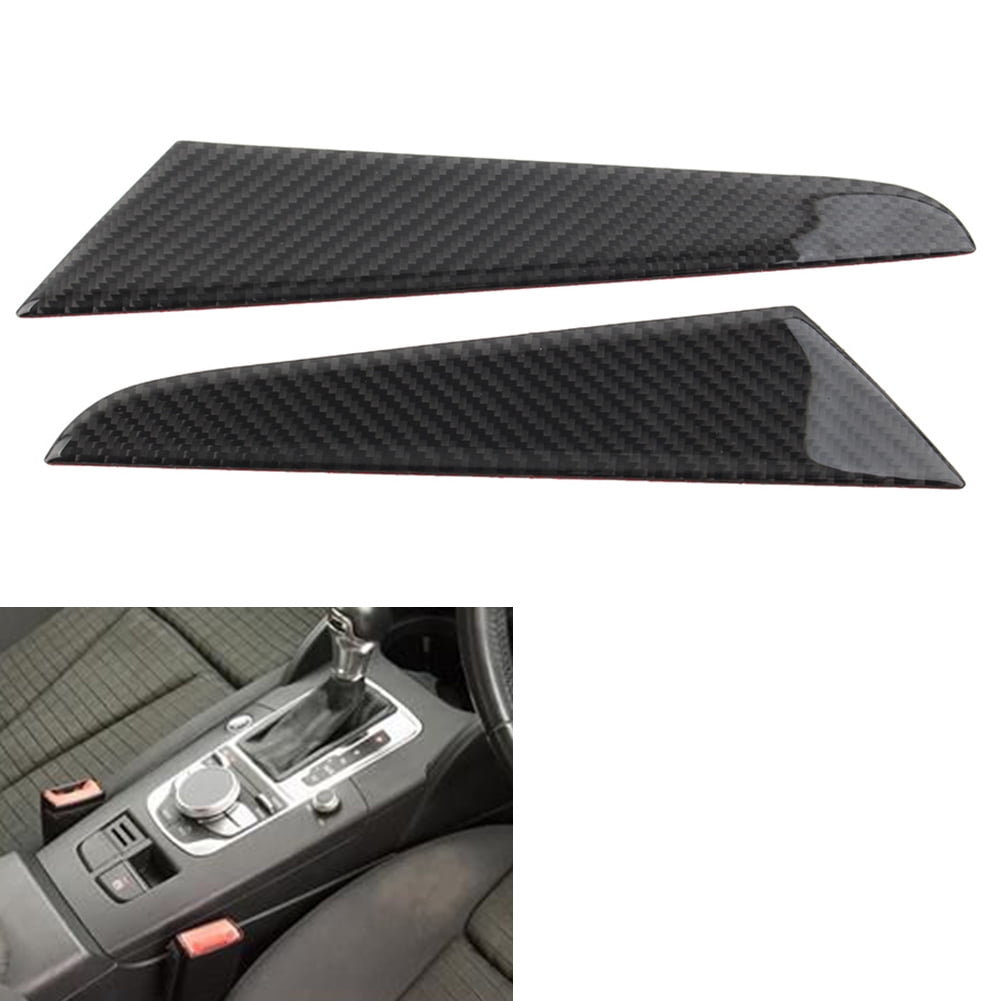 BFY Carbon Fiber Look Car Gear Shift Panel Side Cover Decoration Trim ...