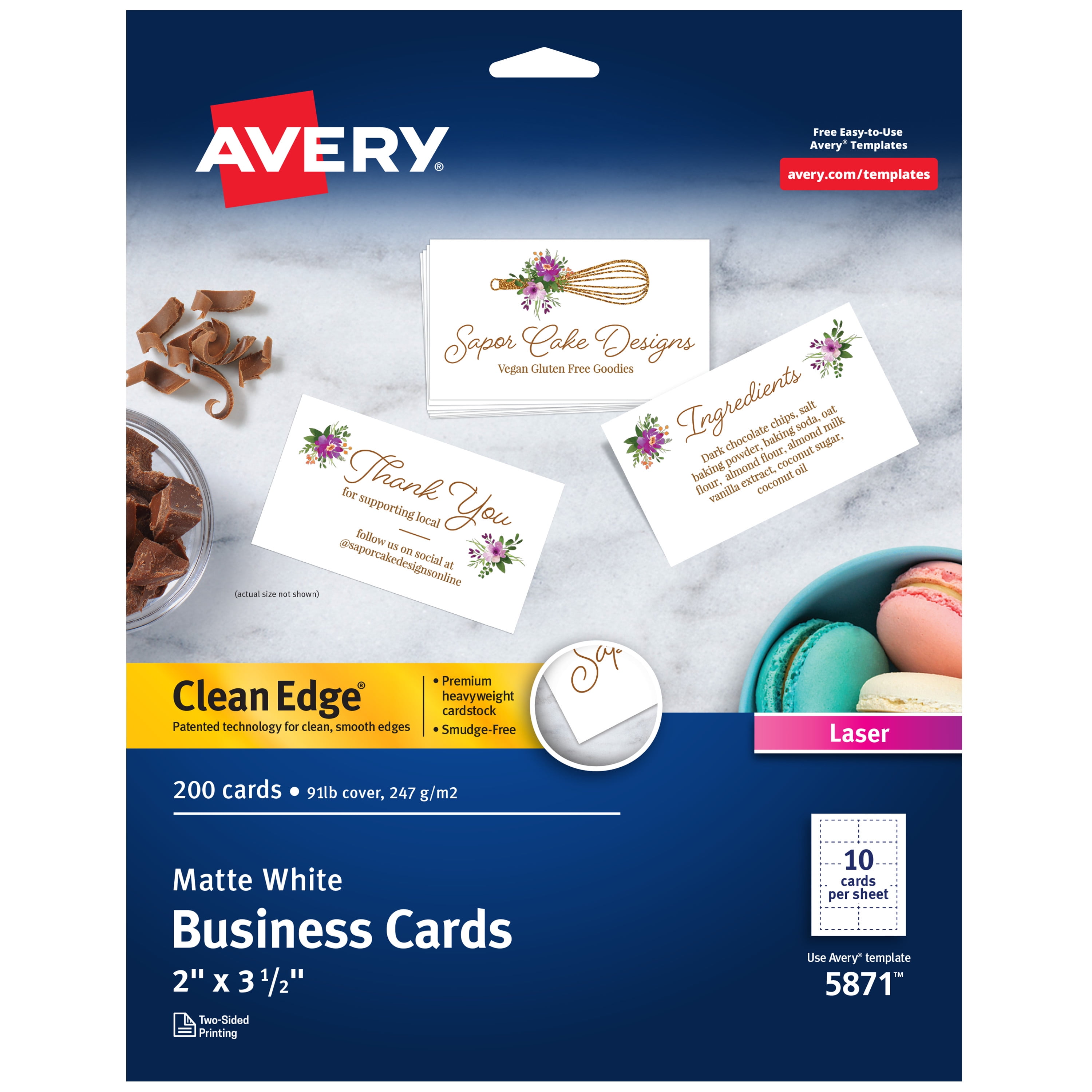 Template For Business Cards 10 Per Sheet