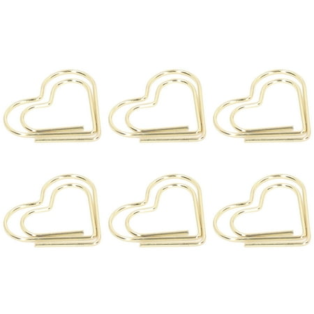 Paper Clips, Metal Paper Clips Heart Love Shape For Home For File ...
