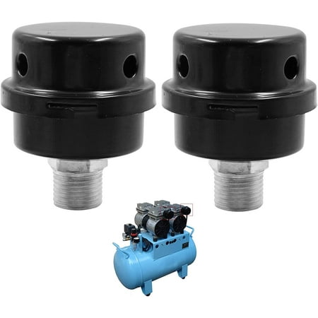 YDJKET Compressed Air Silencer Filter - 2 Pcs Air Compressor Silencer ...