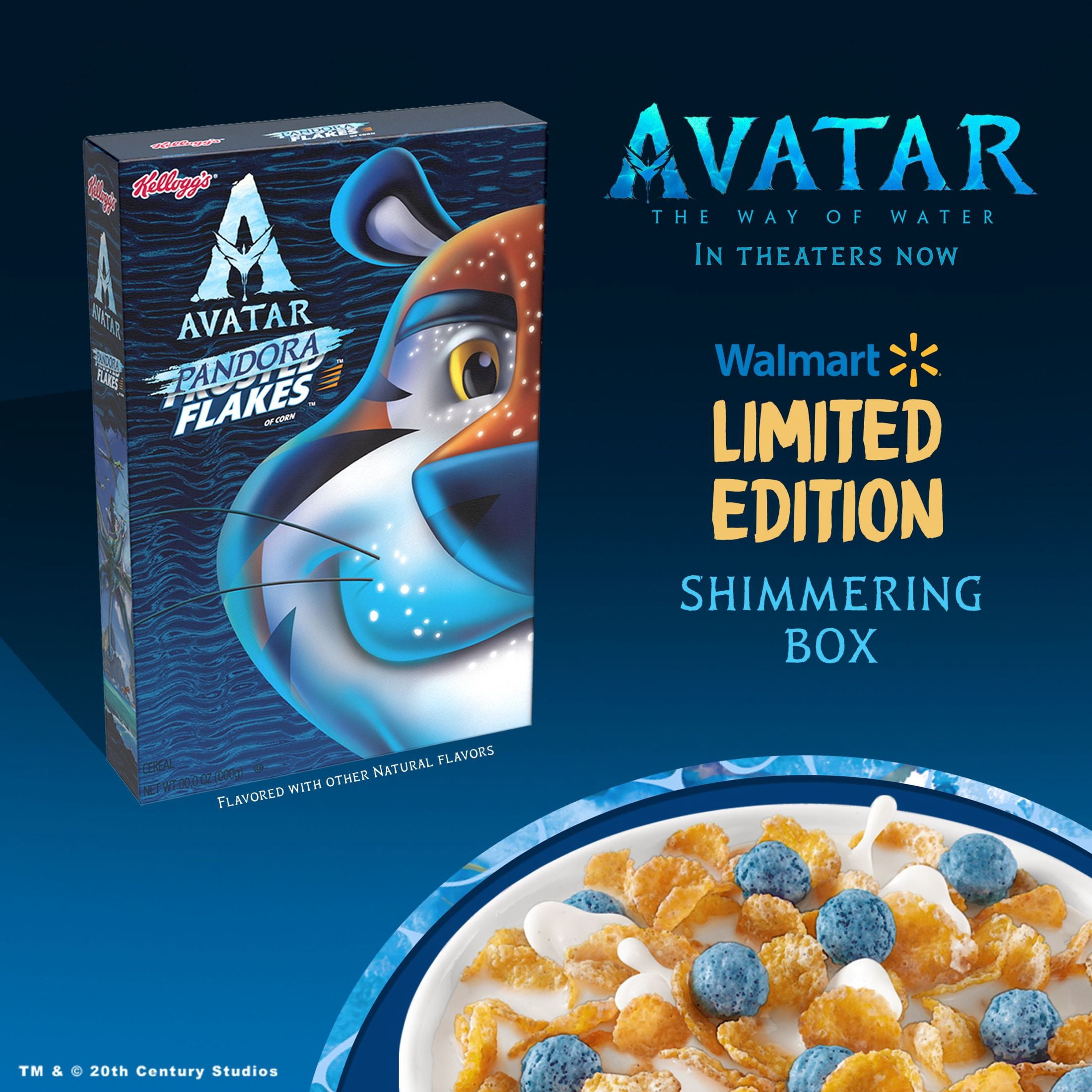 Blue Cereal Box