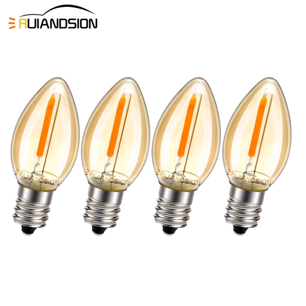 Ruiandsion E12 LED Buld for Sconces and Wall Fixtures String Light ...