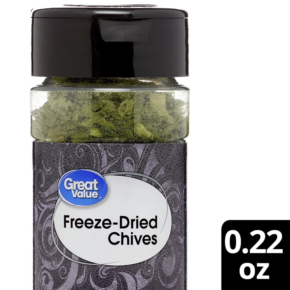 Great Value Freeze-Dried Chives, 0.22 oz - Walmart.com - Walmart.com