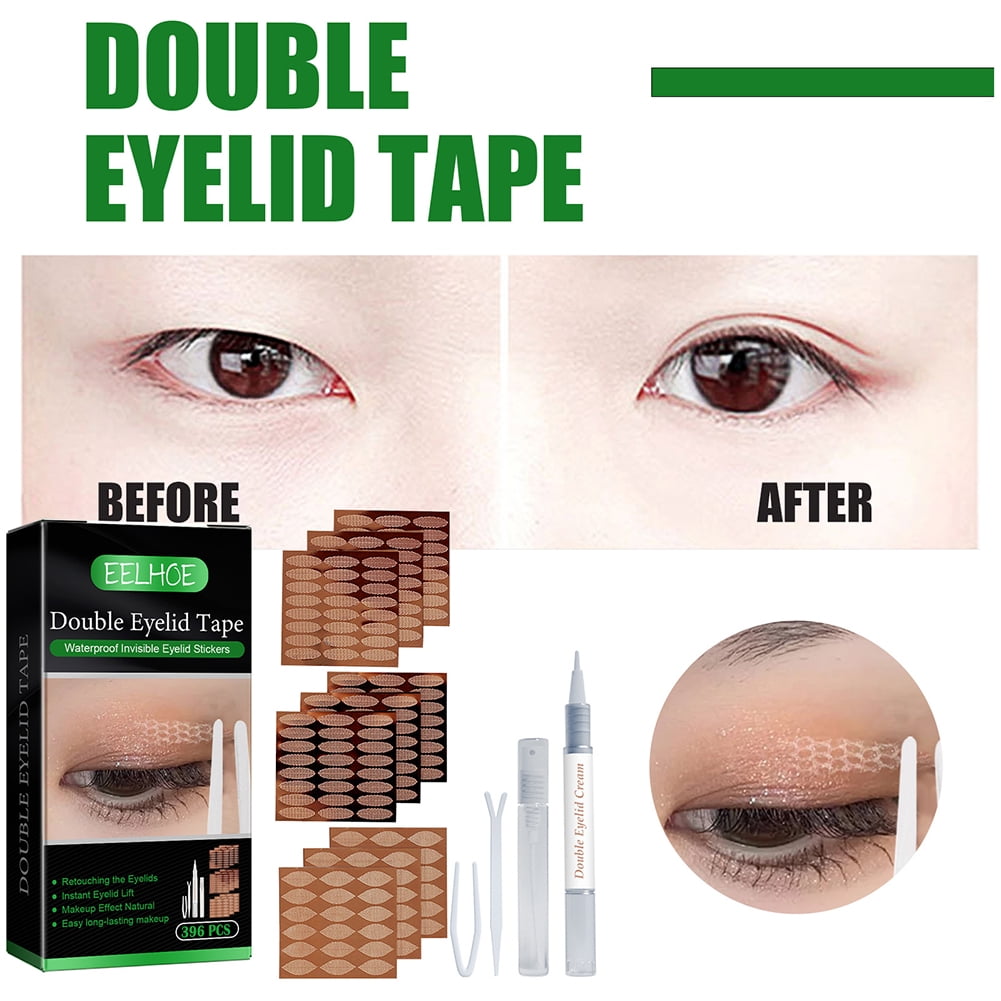 Cinta De Doble Párpado 396PCS Big Eye Tools Tiras de levantamiento de ...