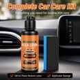 100ml Auto Plastic Trim Restorer – Kit with Applicator Sponge, Interior ...