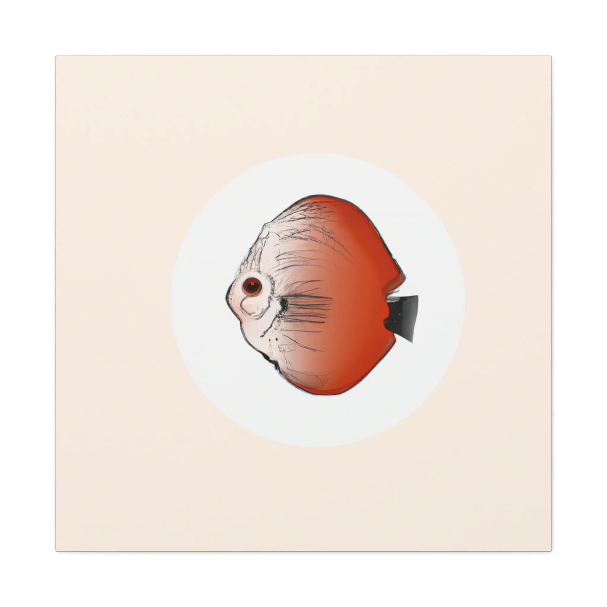 Serene Sunlit Discus - Canvas - Walmart.com