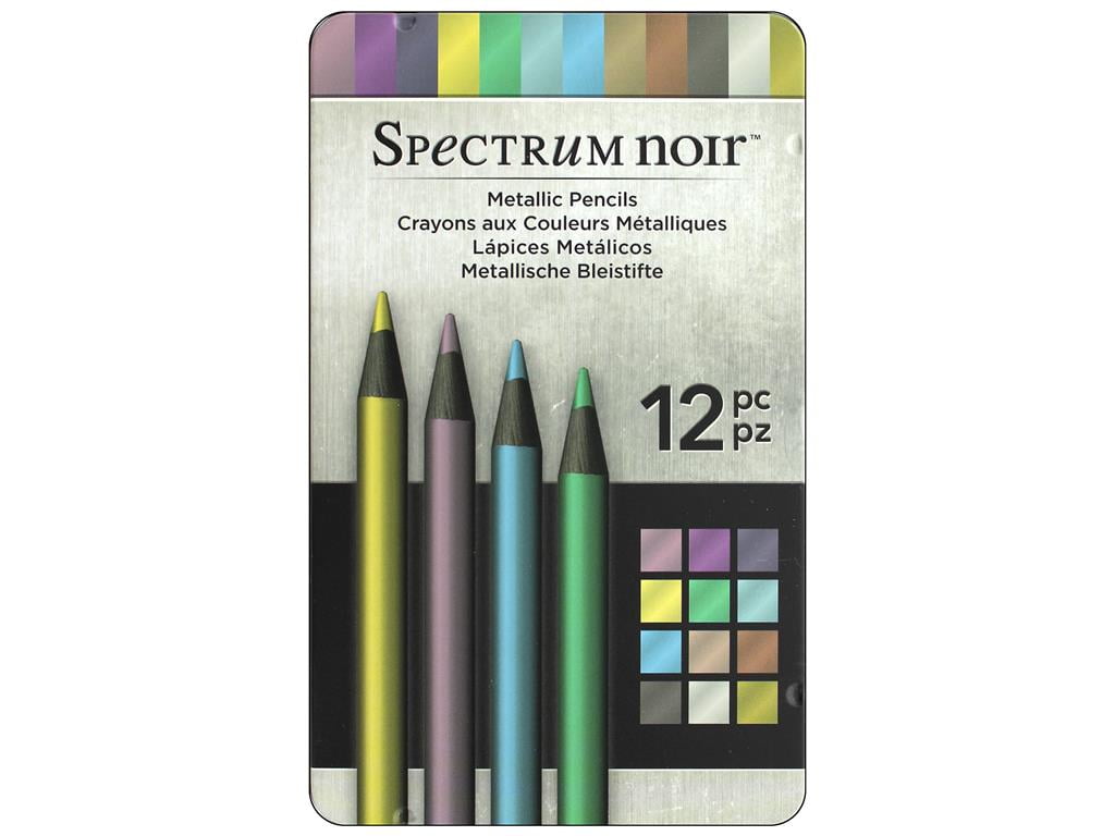 CC Spectrum Noir Colored Pencil 12pc Metallic - Walmart.com