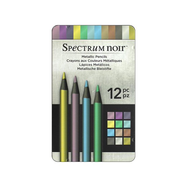 CC Spectrum Noir Colored Pencil 12pc Metallic - Walmart.com - Walmart.com