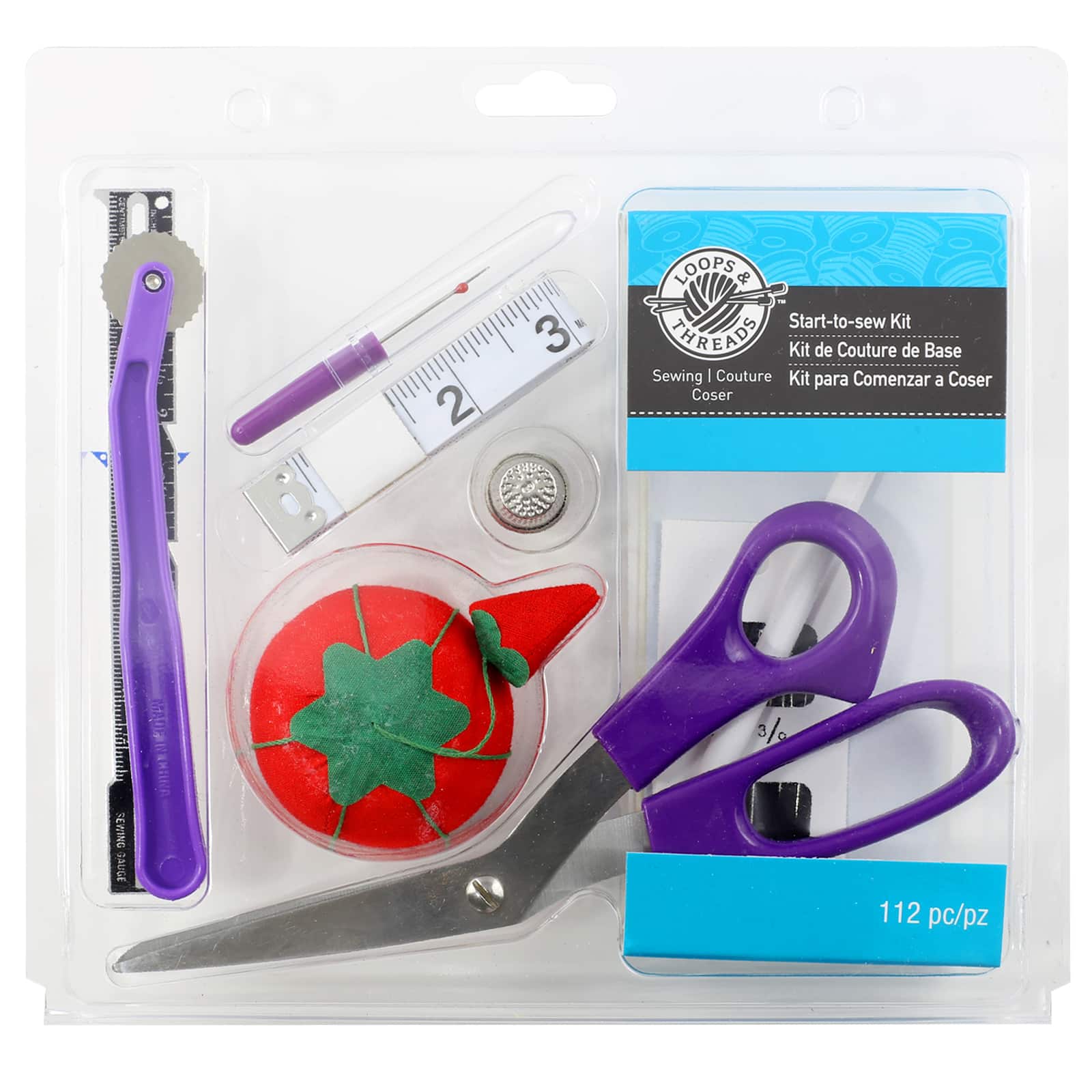 12 Pack: Start-to-Sew Kit by Loops & Threads™ - Walmart.com