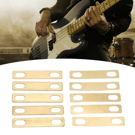 Ccdes Electric Guitar Neck Shim,10 Pcs Guitar Neck Shim Brass Corrosion ...