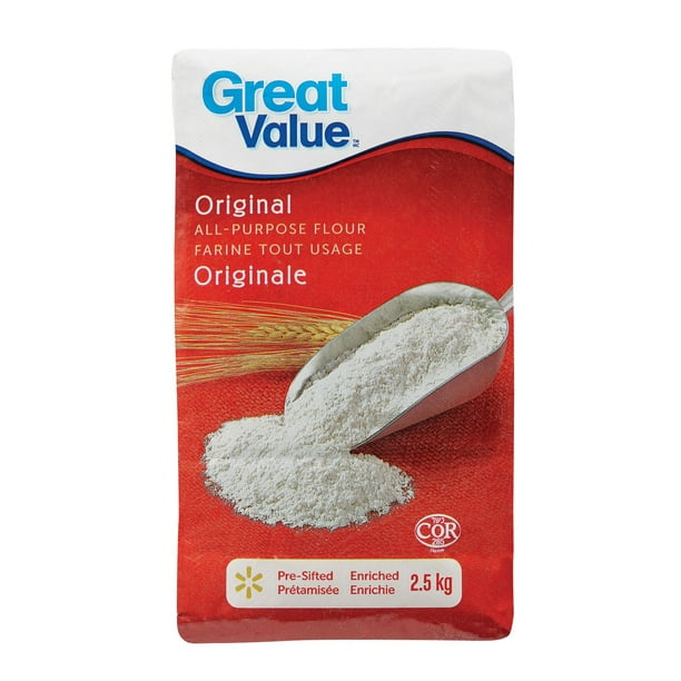 Great Value Original All-Purpose Flour, 2.5 kg - Walmart.ca