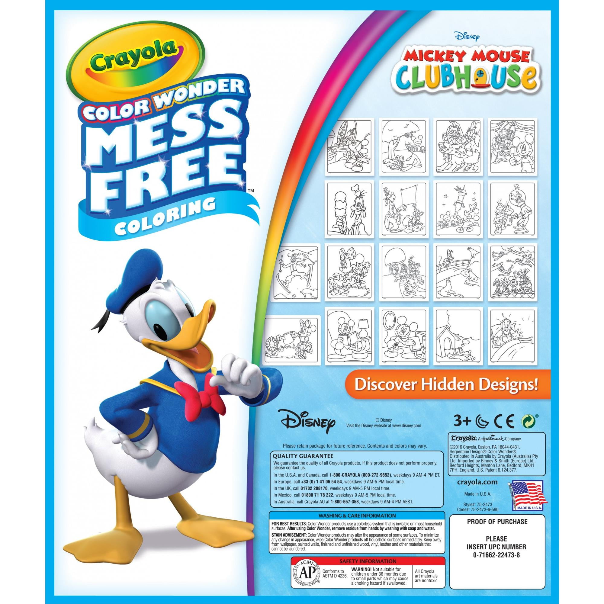 Crayola Giant Coloring Pages Mickey Mouse Clubhouse