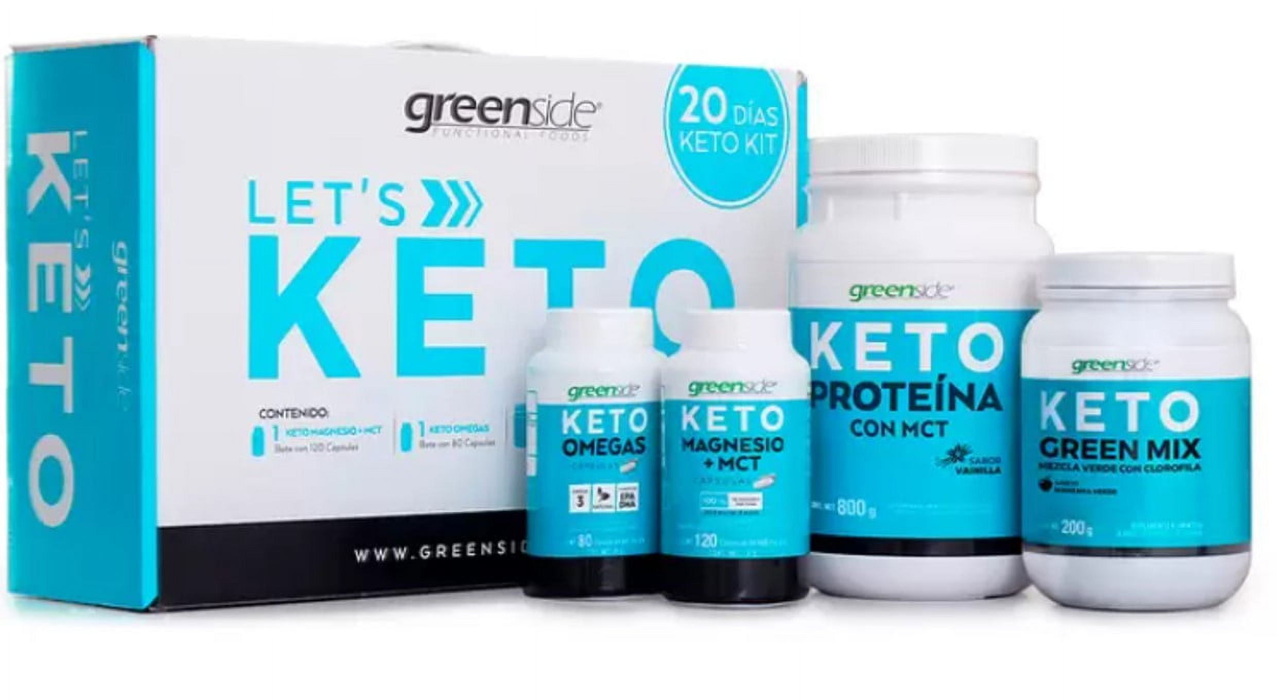Paquete Let´s Go Keto Kit 20 Días Greenside | Walmart en línea