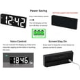Digital Alarm Clock for Bedroom,Mirror Surface LED Electronic Clocks ...