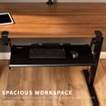 VIVO Black Clamp-on Height Adjustable Keyboard and Mouse Under Desk ...