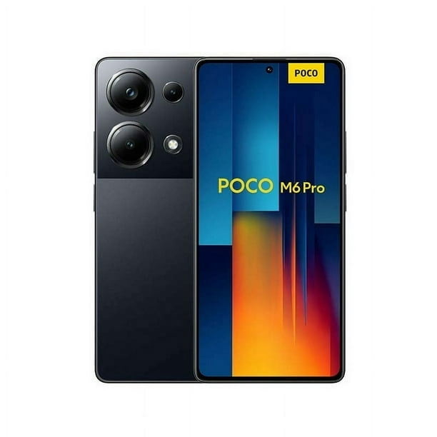 Celular POCO M6 PRO 8GB 256GB Flow AMOLED 6.67" 64MP 16MP negro Xiaomi N/A | Bodega Aurrera en línea